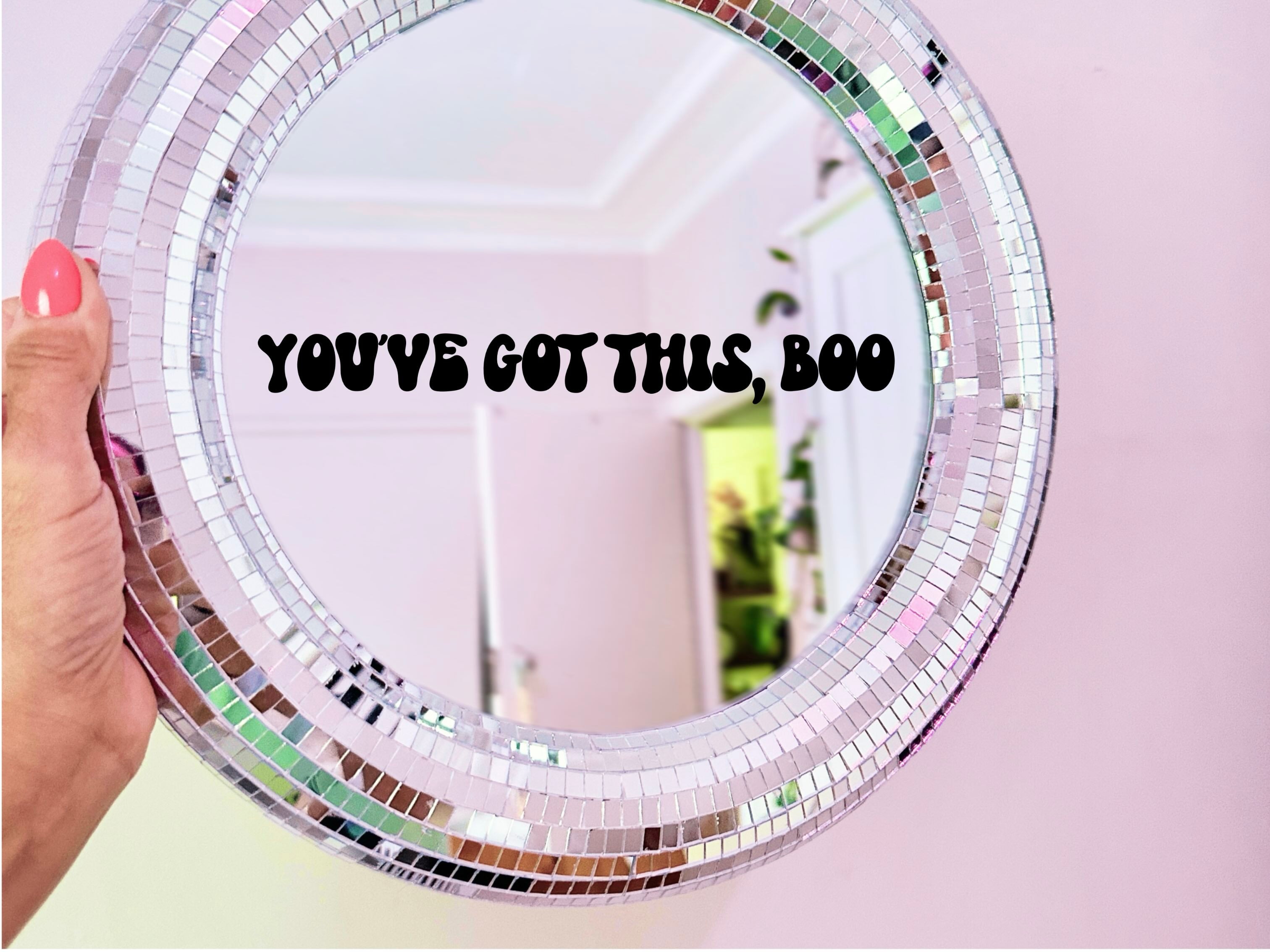 You've got this, boo | Mirror affirmation sticker | 3 colours | Suki DC ...
